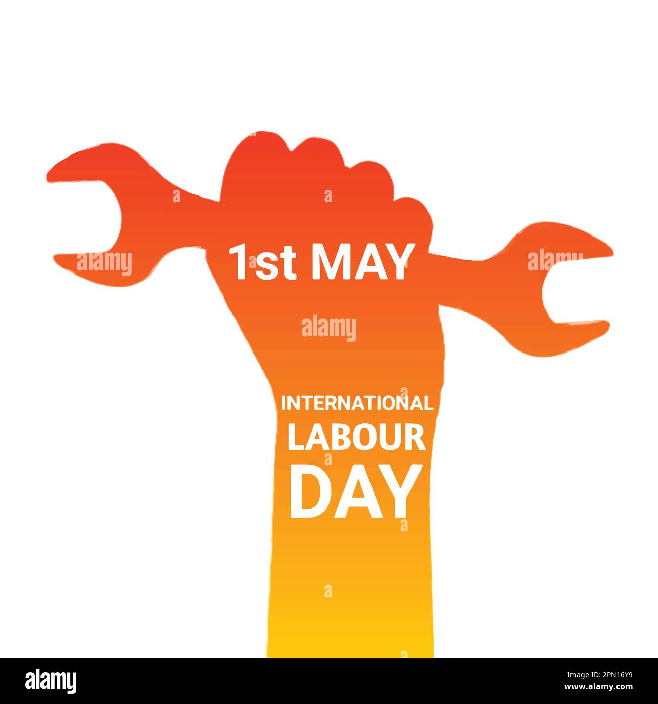 1st May International Labour Day Vector Illustration. Suitable for greeting card, poster and ...