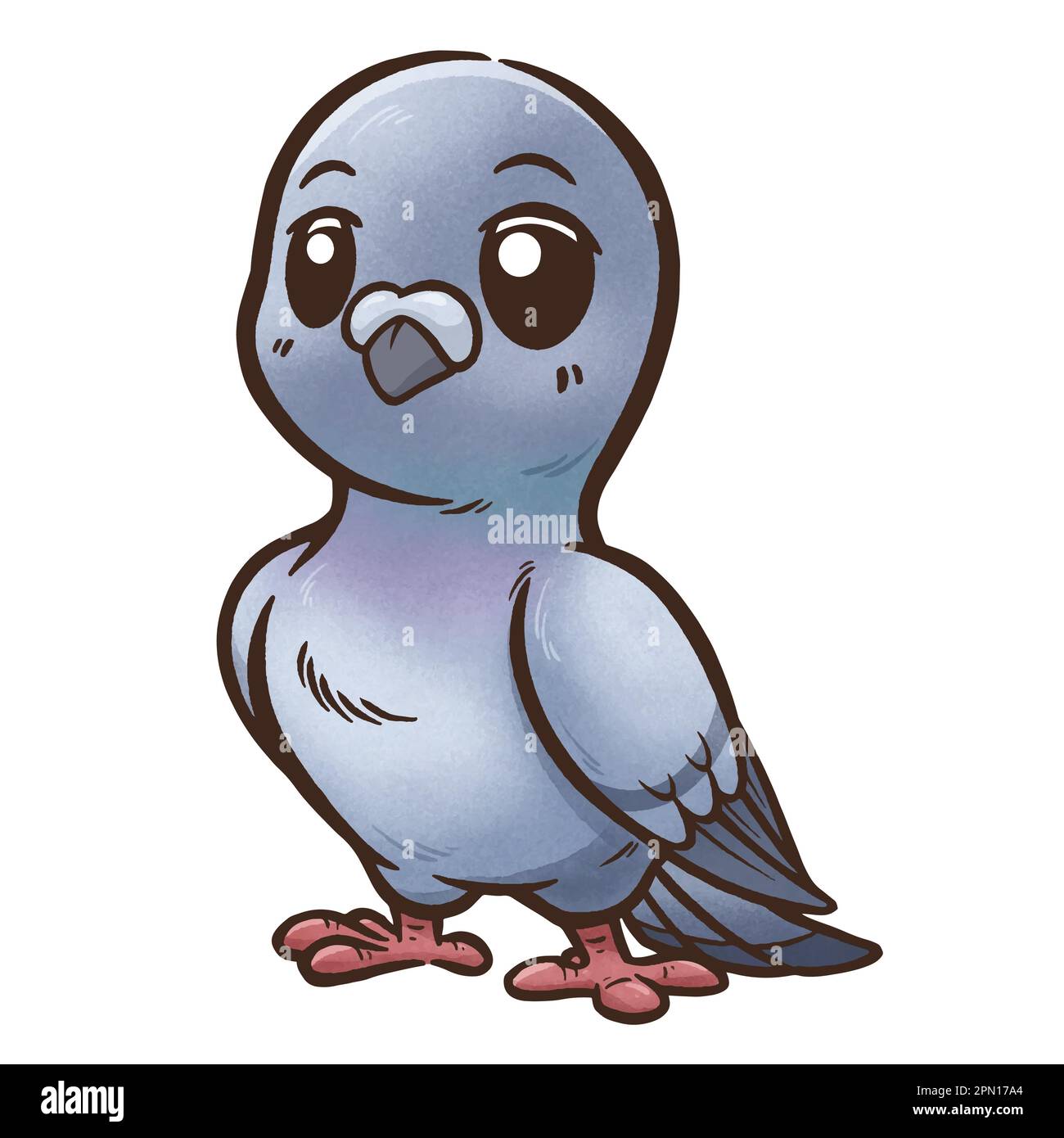 Cute Pigeon Illustration