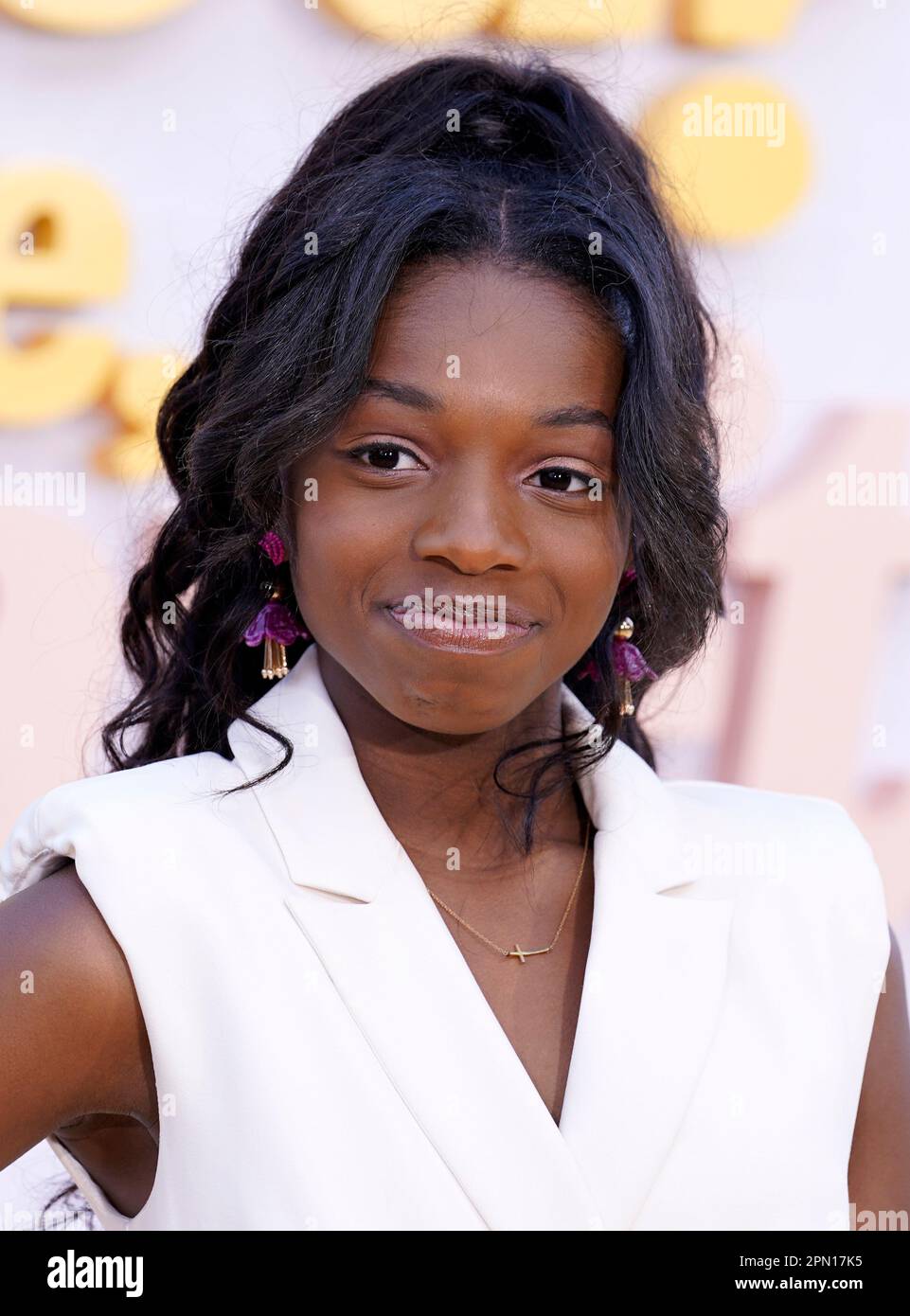 Amari Price poses at the premiere of the film "Are You There God? It's Me, Margaret," Saturday ...