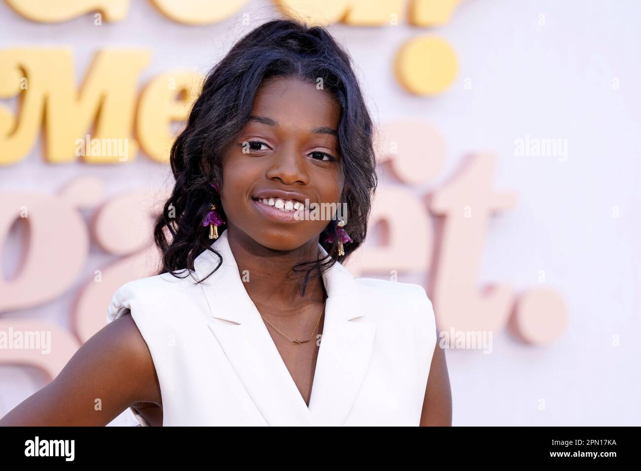 Amari Price poses at the premiere of the film "Are You There God? It's ...