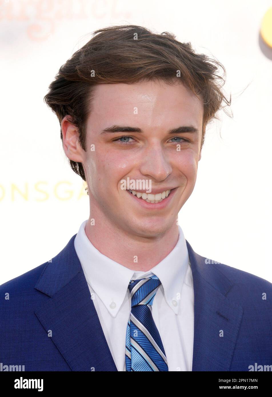 Cooper Herrett poses at the premiere of the film "Are You There God? It ...