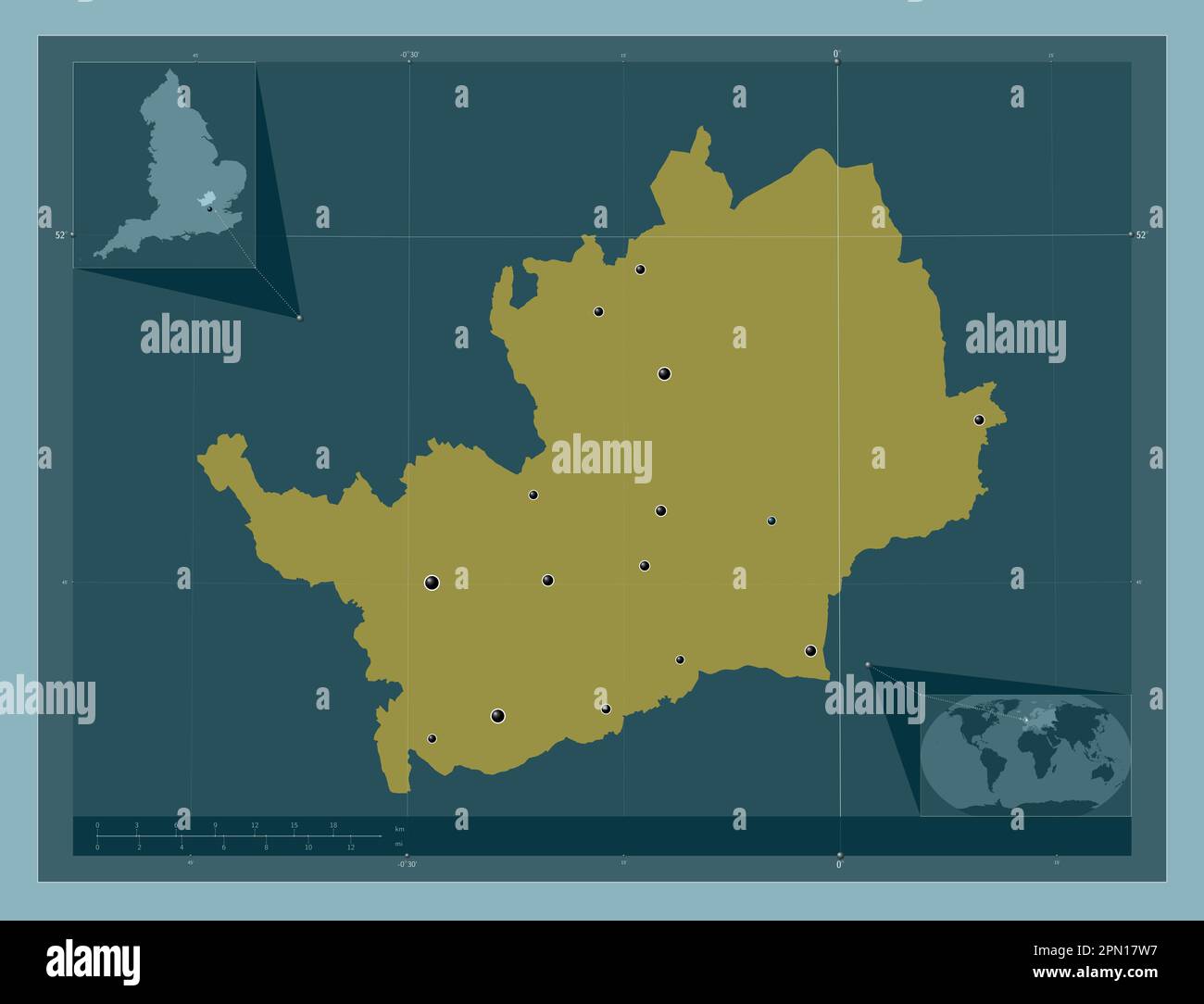 St albans hertfordshire map hi-res stock photography and images - Alamy