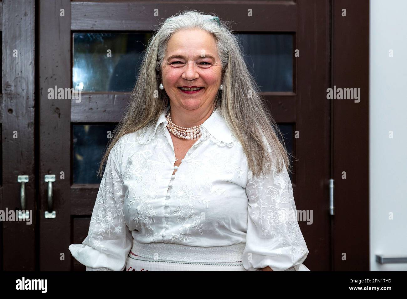 Pine Plains, NY, USA. 15th Apr, 2023. Irene Banning at the Dedication ...