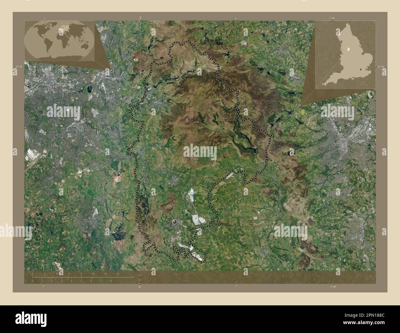 High Peak, non metropolitan district of England - Great Britain. High ...