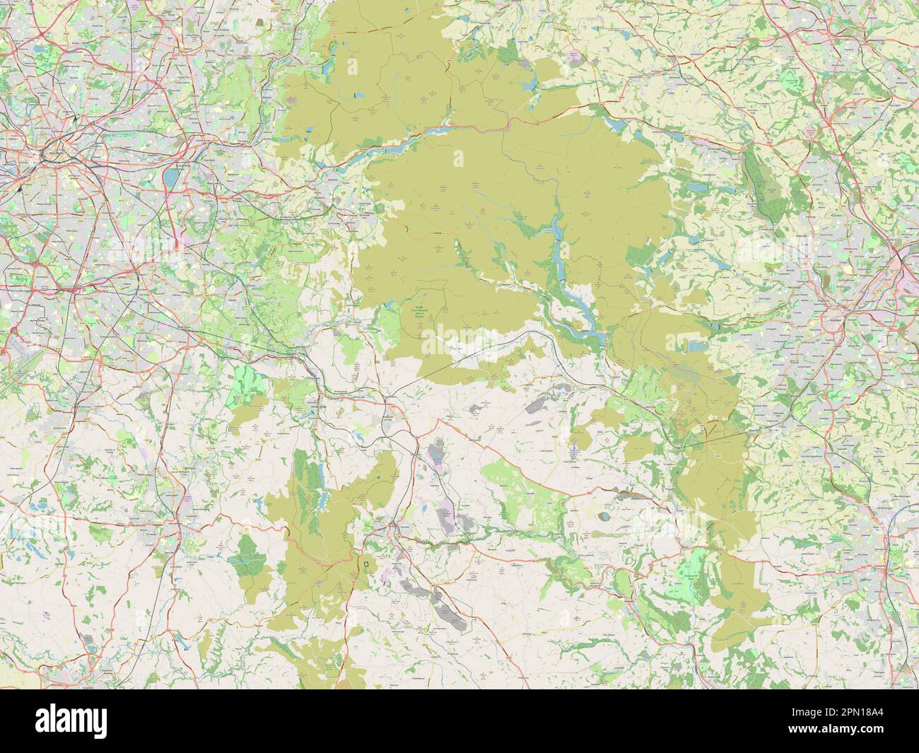 High Peak, non metropolitan district of England - Great Britain. Open ...