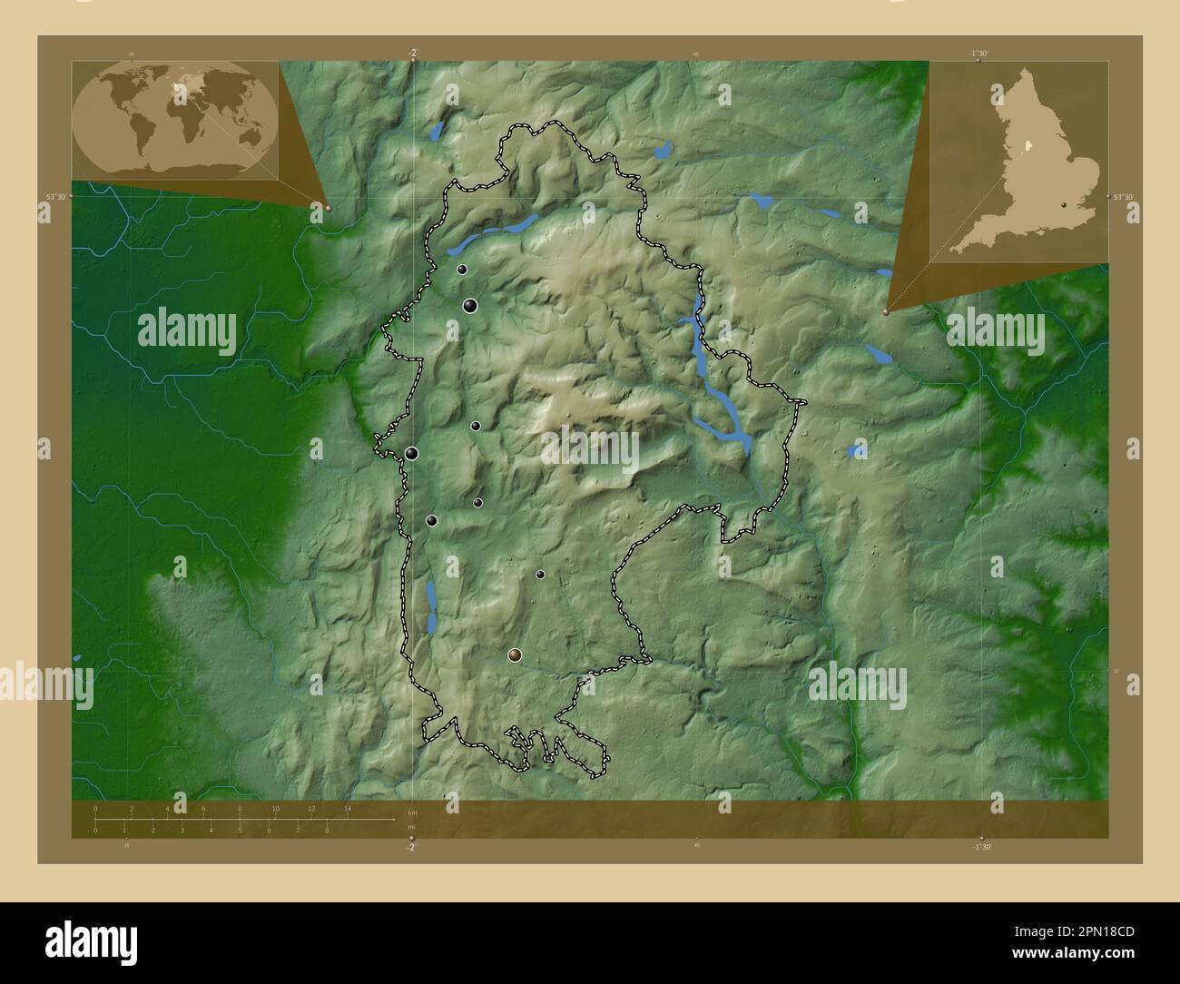 High Peak, non metropolitan district of England - Great Britain ...