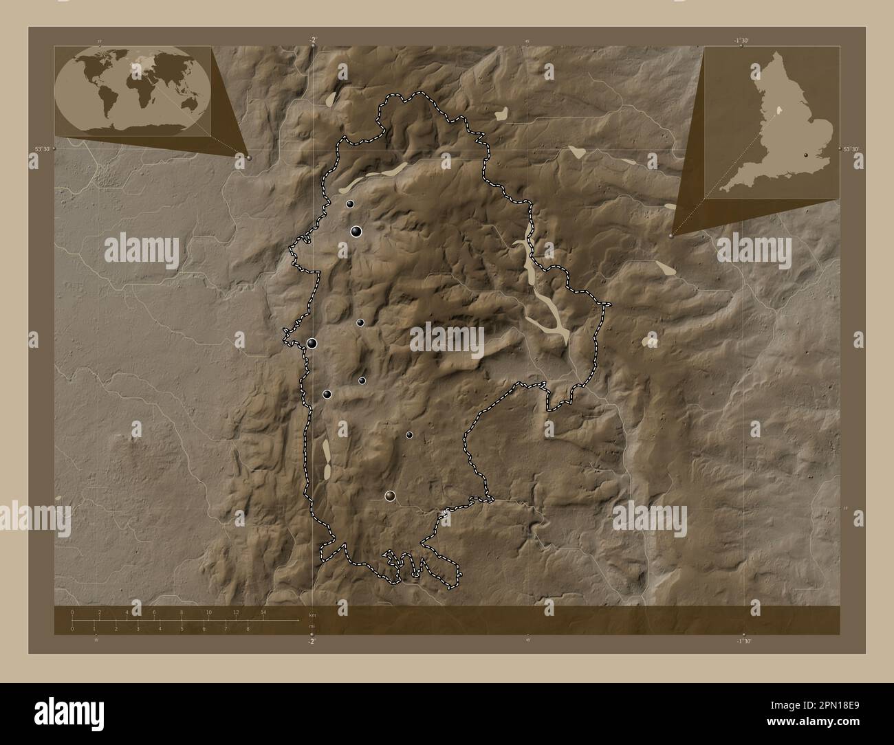 High Peak, non metropolitan district of England - Great Britain ...