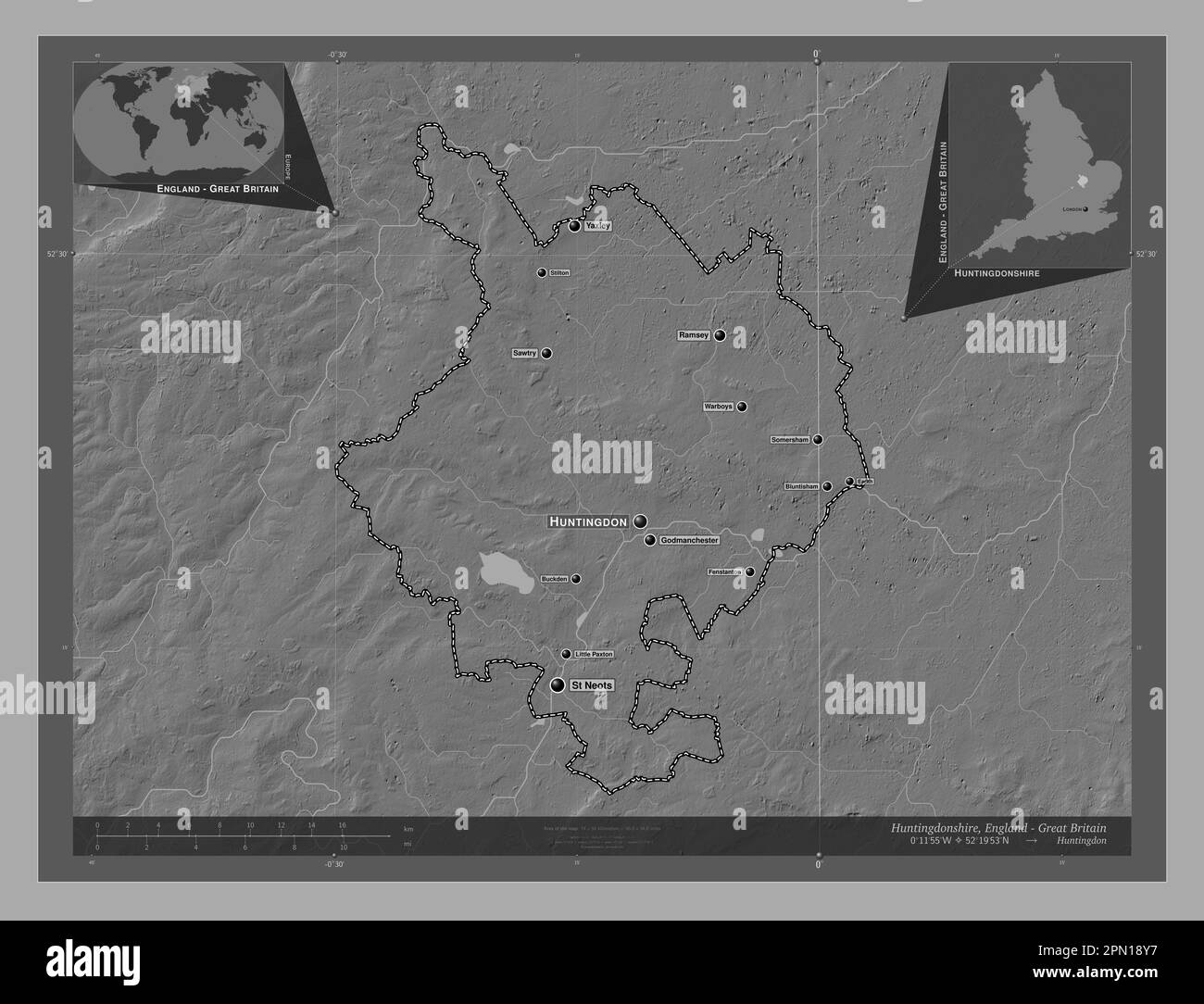 Huntingdonshire, non metropolitan district of England - Great Britain ...
