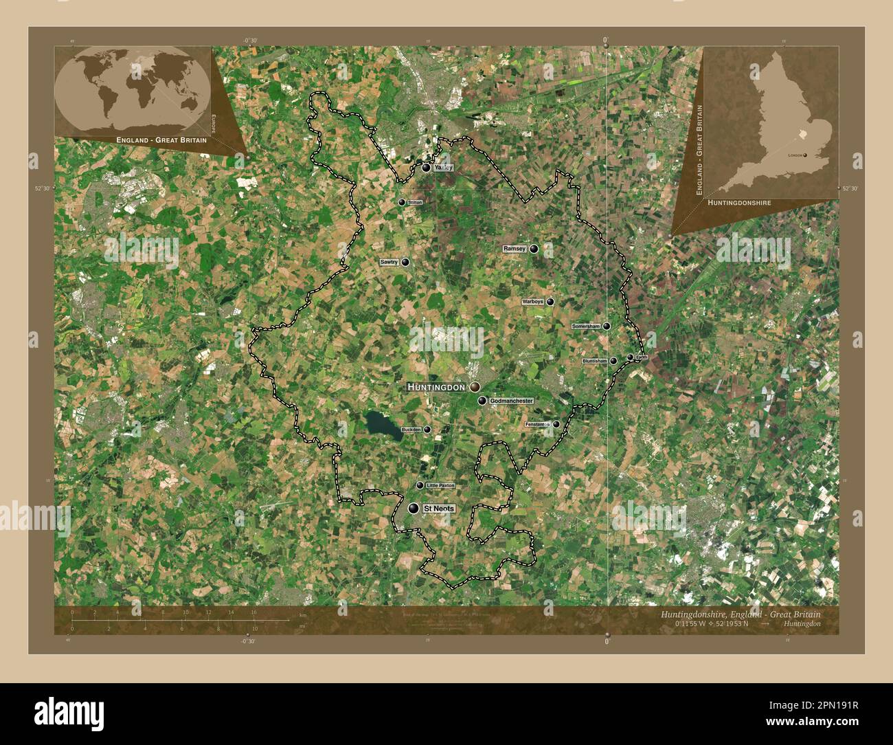 Huntingdonshire, non metropolitan district of England - Great Britain ...