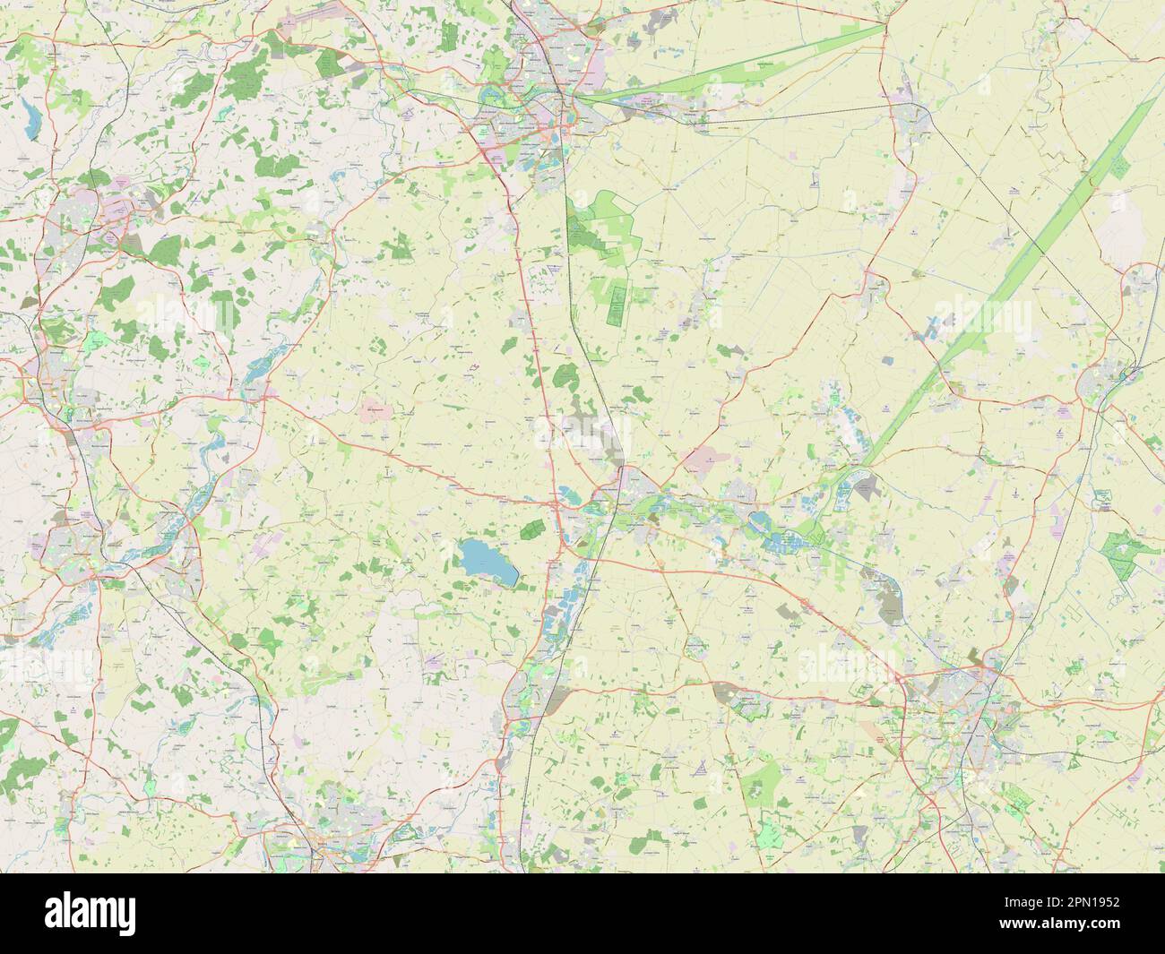 Huntingdon map hi-res stock photography and images - Alamy