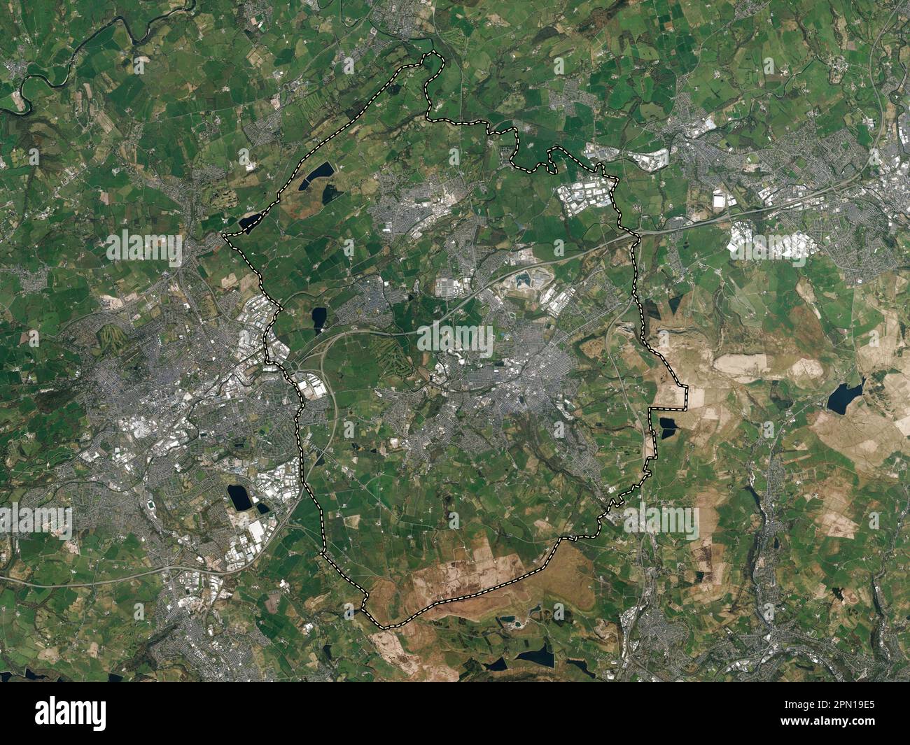 Hyndburn, non metropolitan district of England - Great Britain. High ...