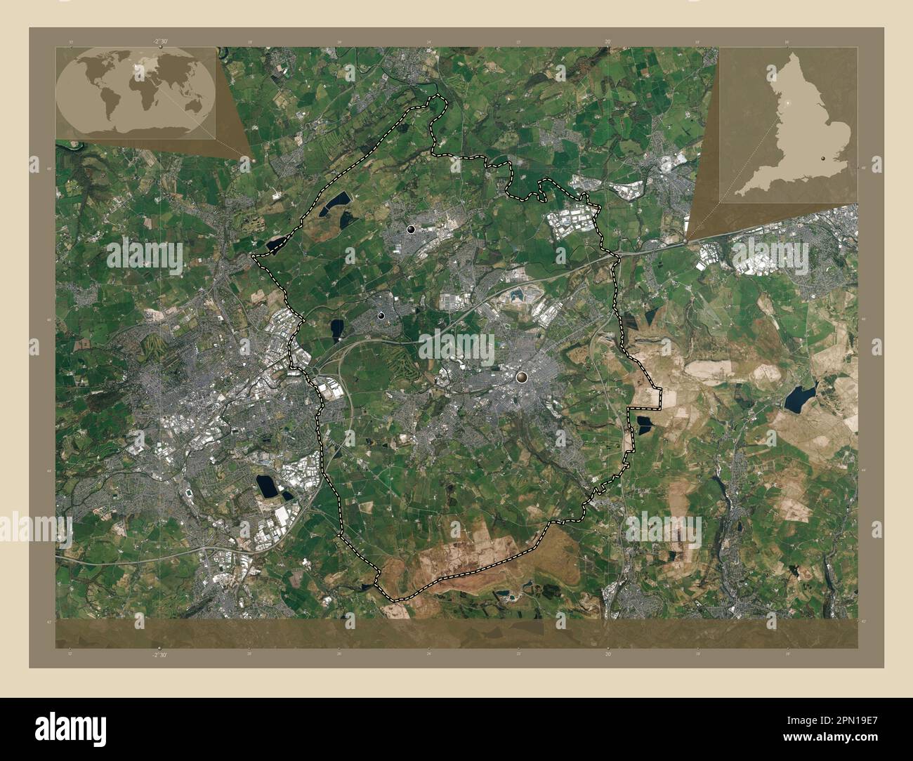 Hyndburn, non metropolitan district of England - Great Britain. High ...