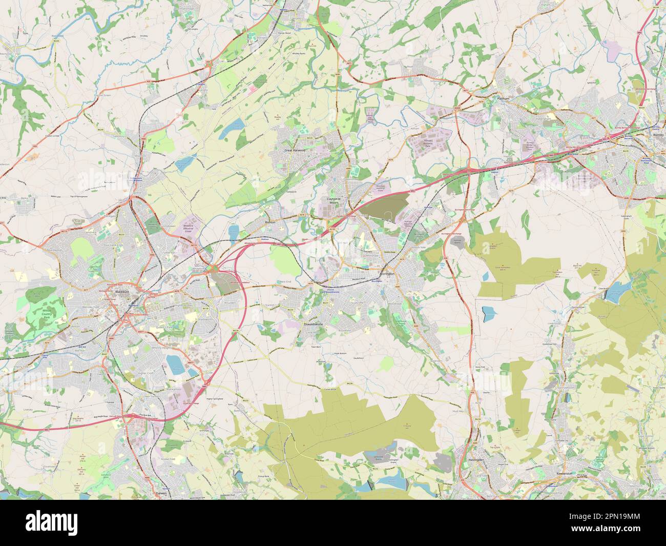Hyndburn, non metropolitan district of England - Great Britain. Open ...