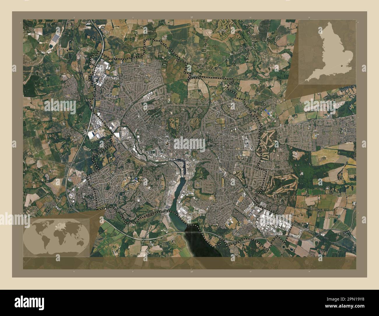 Ipswich, non metropolitan district of England - Great Britain. High ...