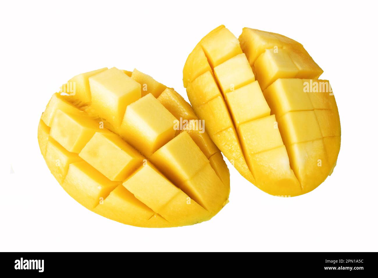 Fresh Yellow ripen Mango isolated on white background Stock Photo - Alamy