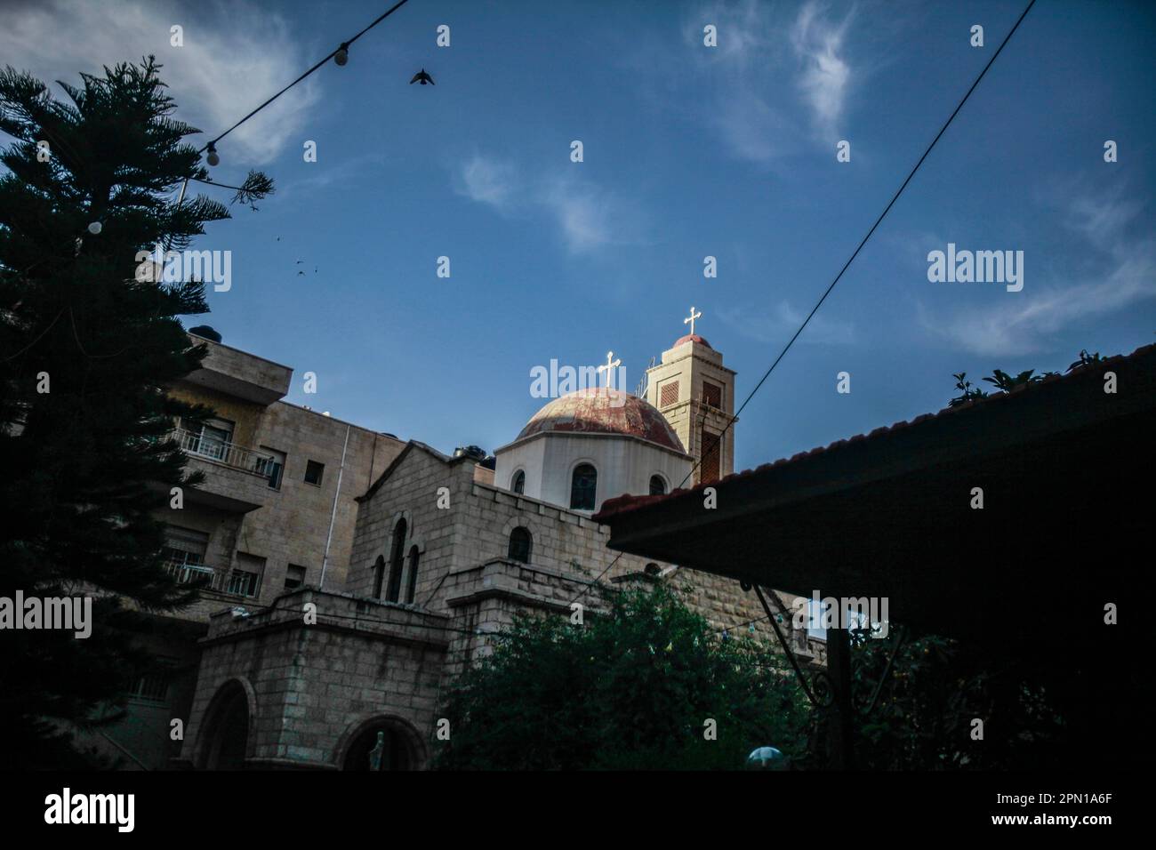 Nablus, Palestine. 15th Apr, 2023. A view of the Capi Church, during ...