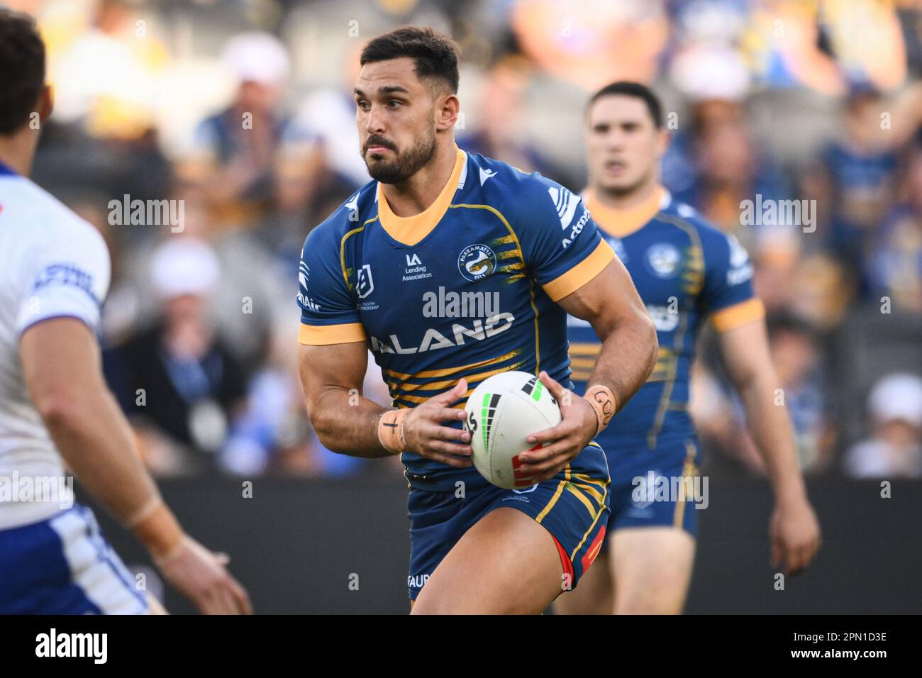 Ryan Matterson of the Eels during the NRL Round 7 match between the ...