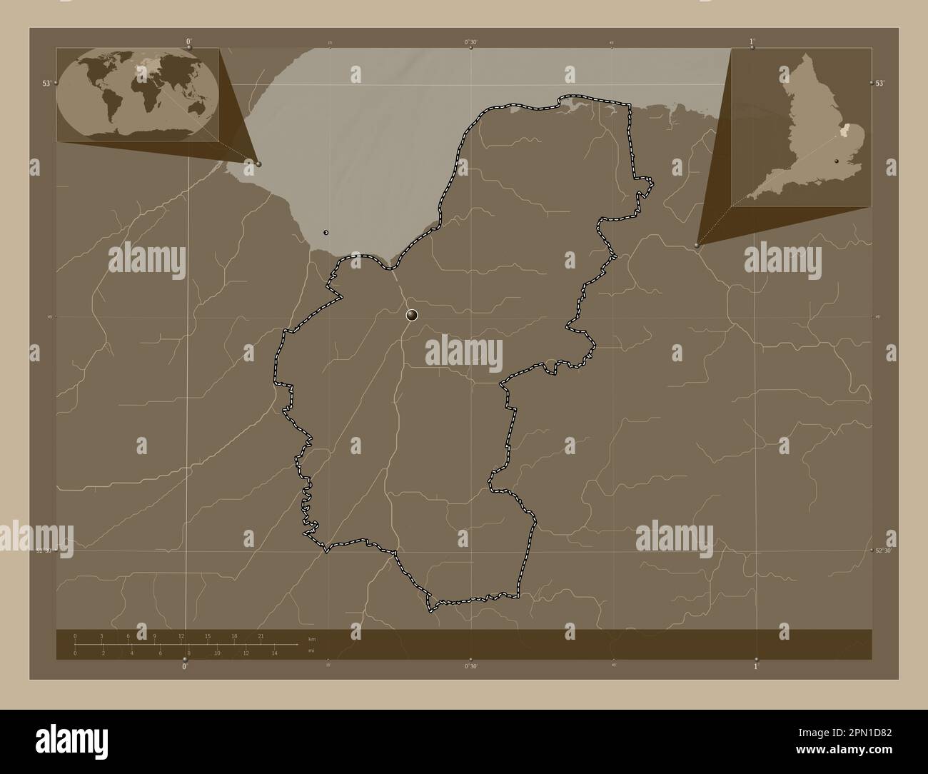 Map of kings lynn hi-res stock photography and images - Alamy