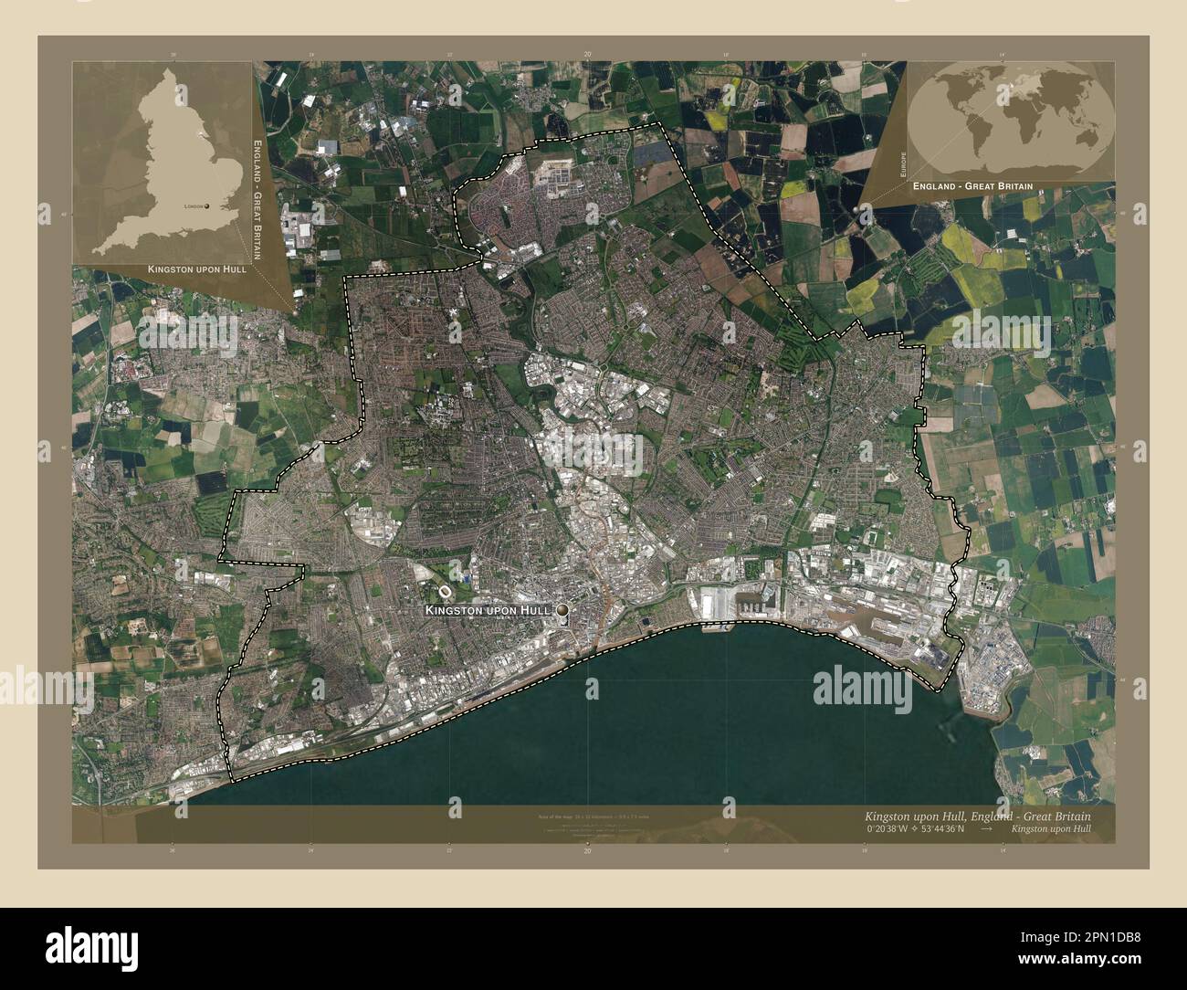 Kingston upon Hull, unitary authority of England - Great Britain. High ...