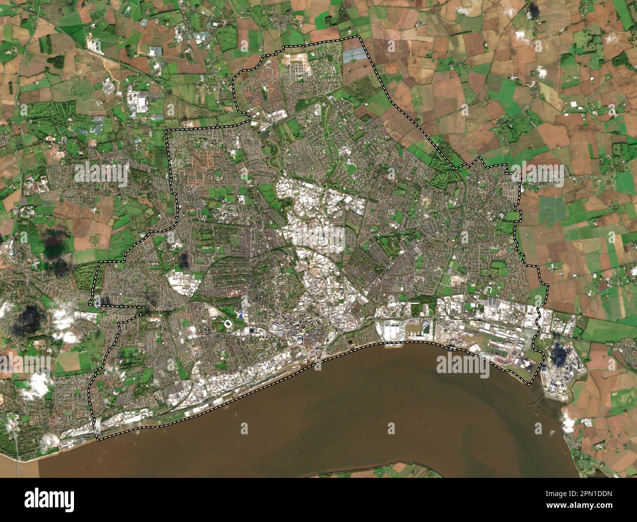 Kingston upon Hull, unitary authority of England - Great Britain. Low ...