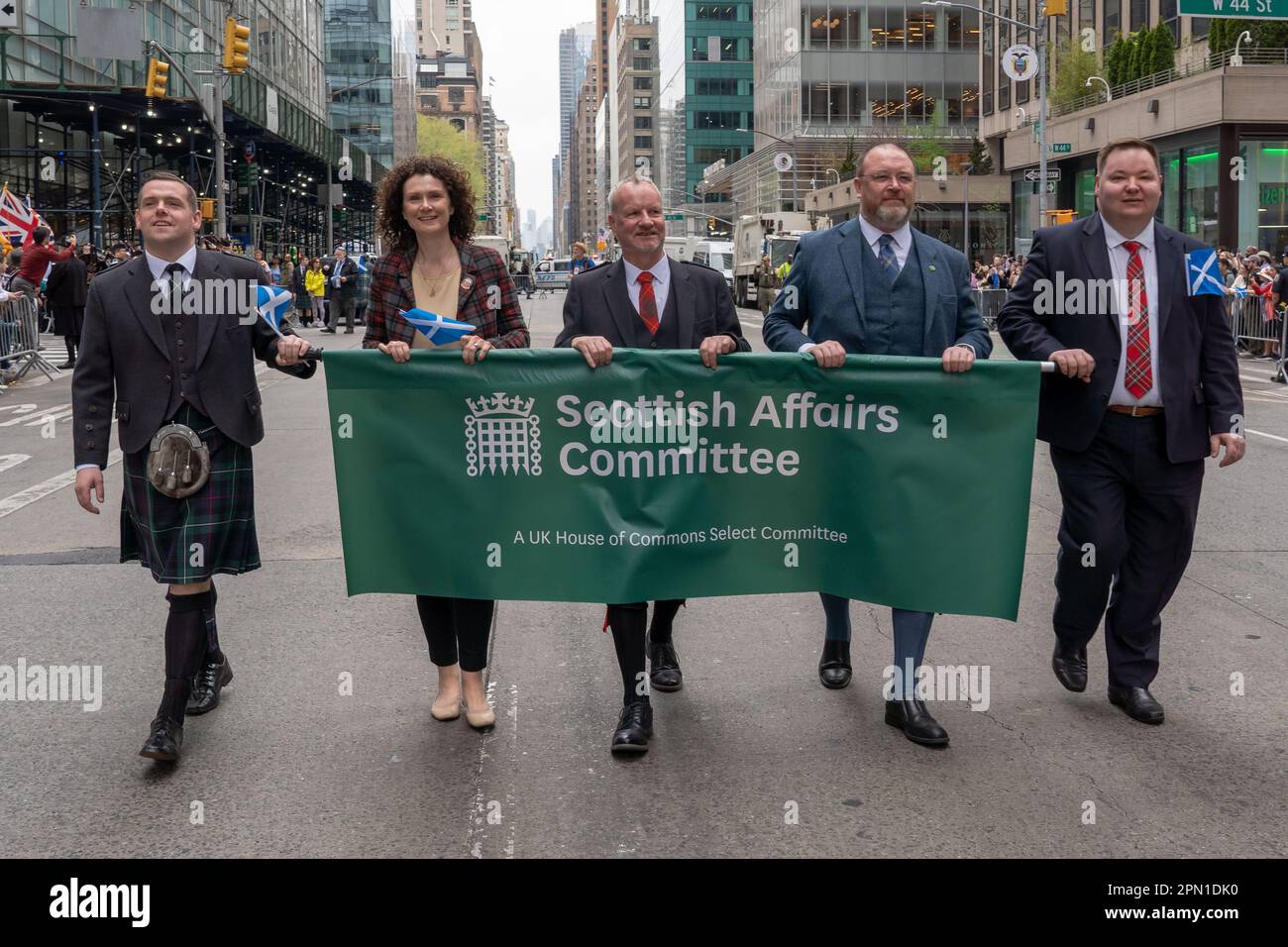 New York, United States. 15th Apr, 2023. Douglas Ross MP, Wendy ...