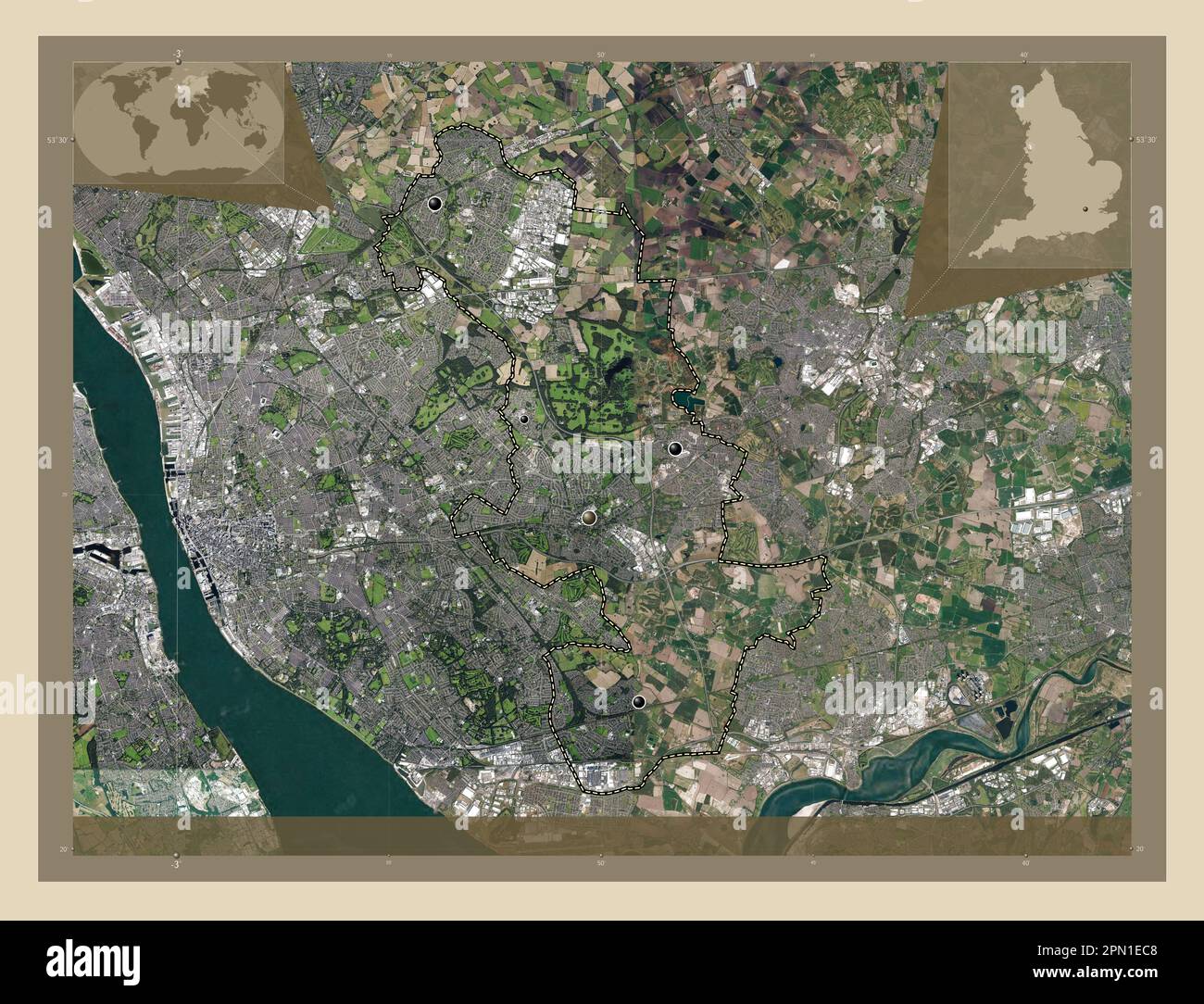 Knowsley, administrative county of England - Great Britain. High ...