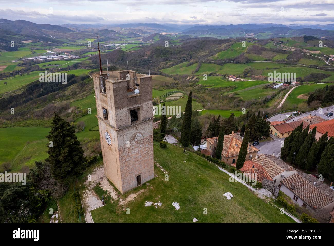 Aerial view of Peglio village in Italy Stock Photo - Alamy