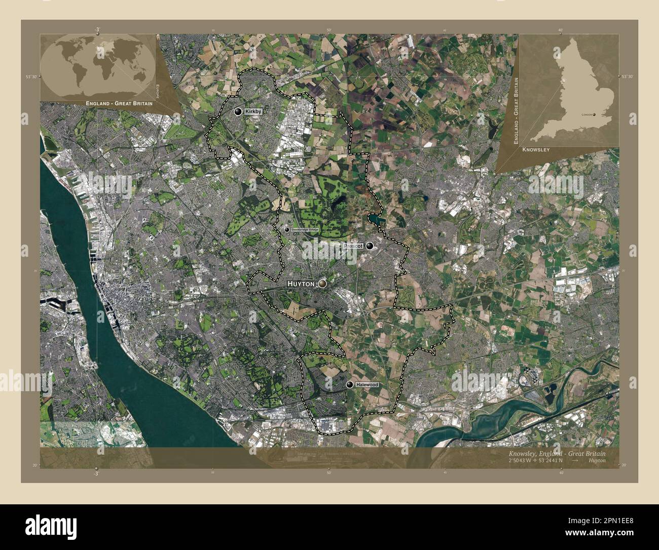 Knowsley, administrative county of England - Great Britain. High ...