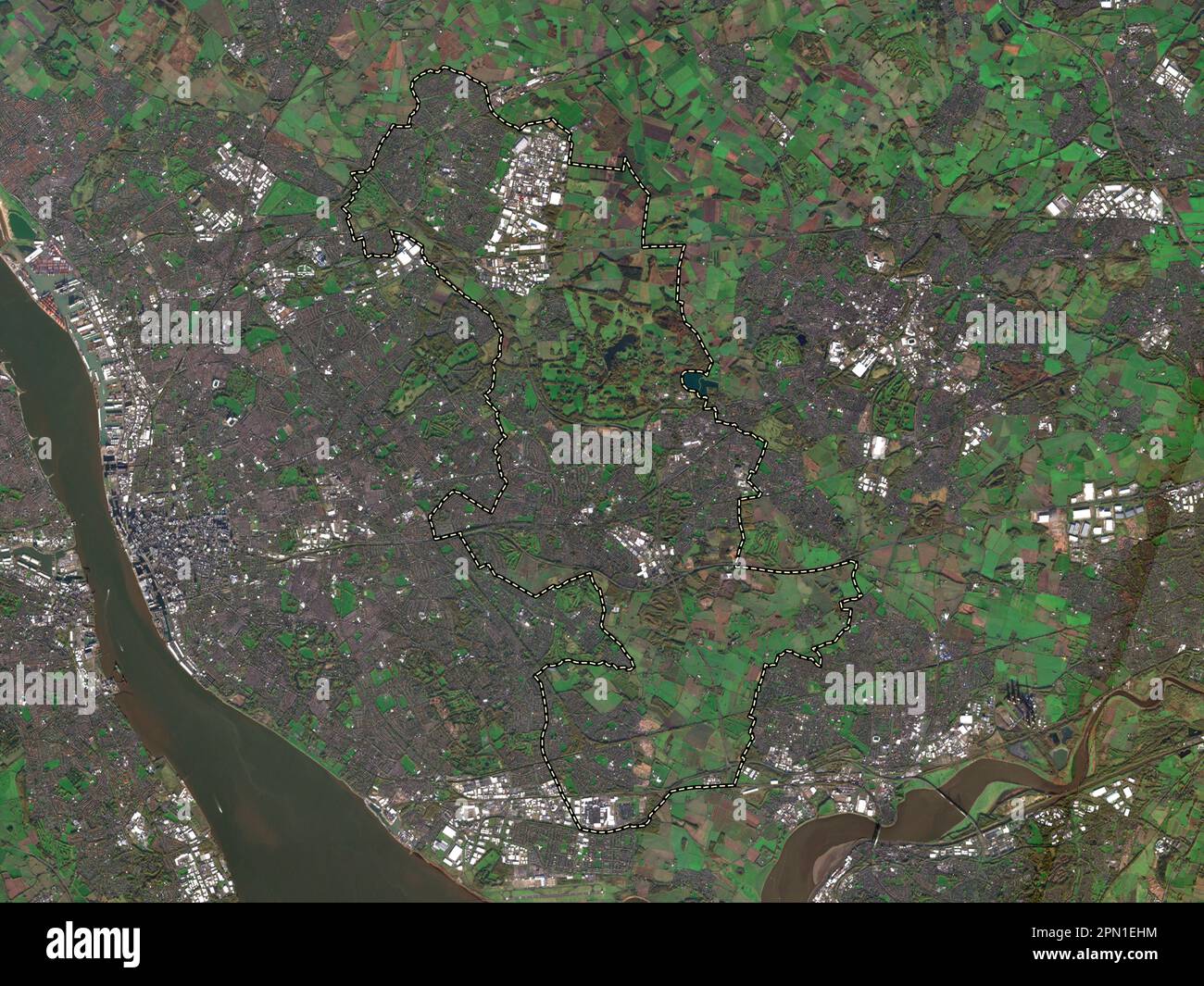 Knowsley, administrative county of England - Great Britain. Low ...