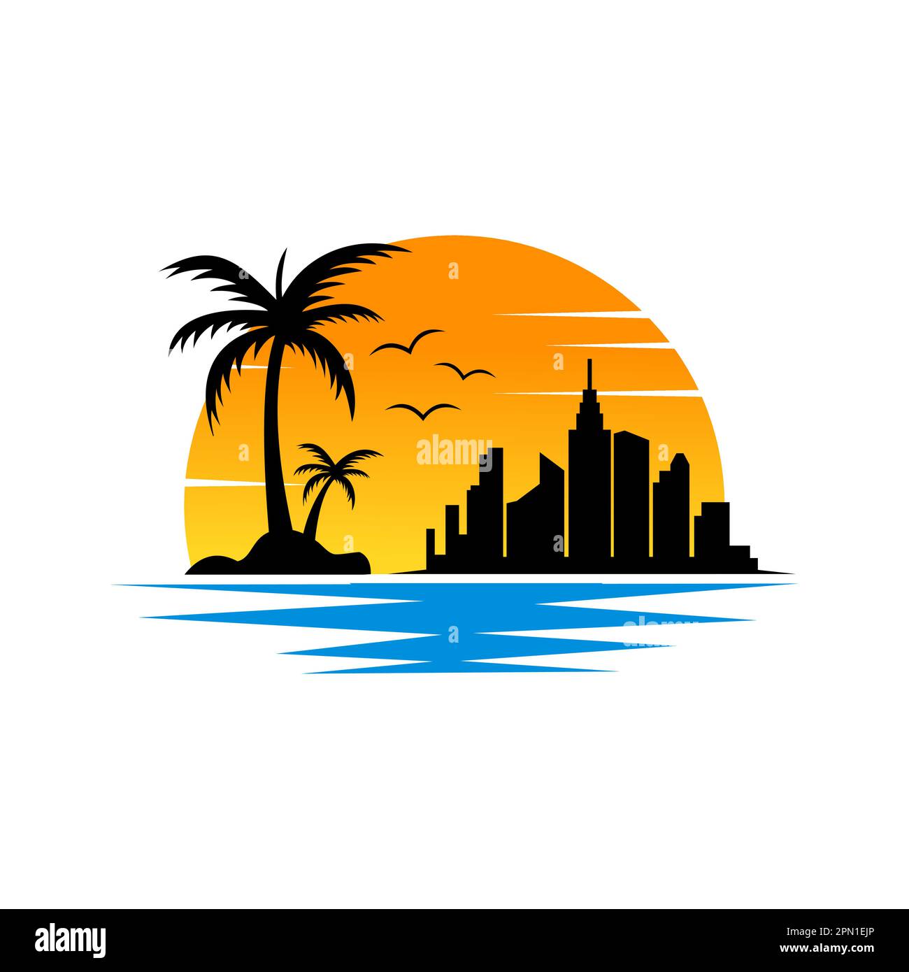 beach flat style vector logo Stock Vector Image & Art - Alamy beach flat style vector logo Stock Vector Image & Art - Alamy