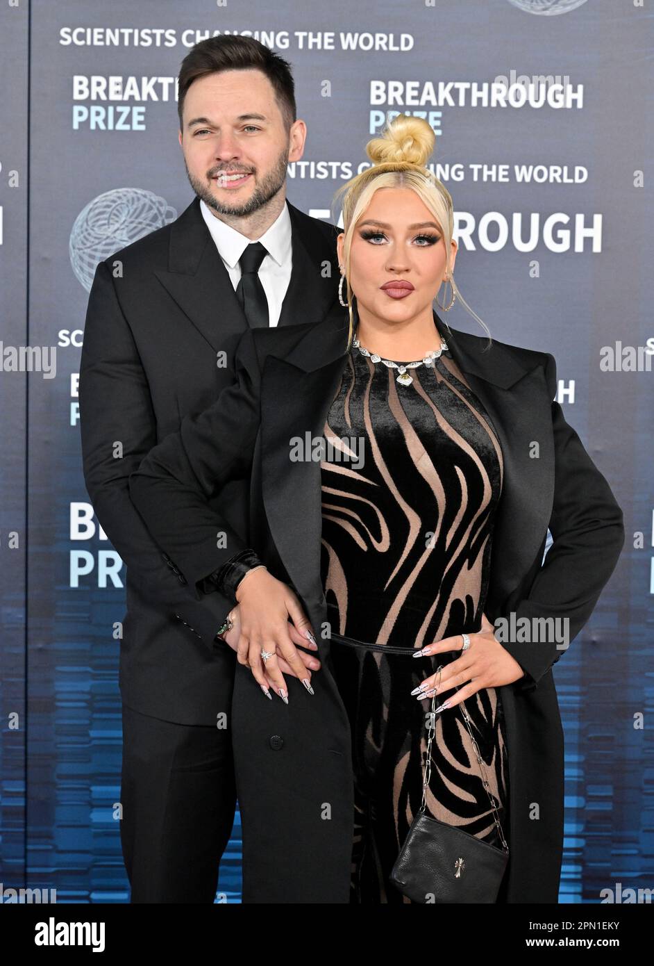 Christina Aguilera and Matthew Rutler arriving at the 9th Annual ...