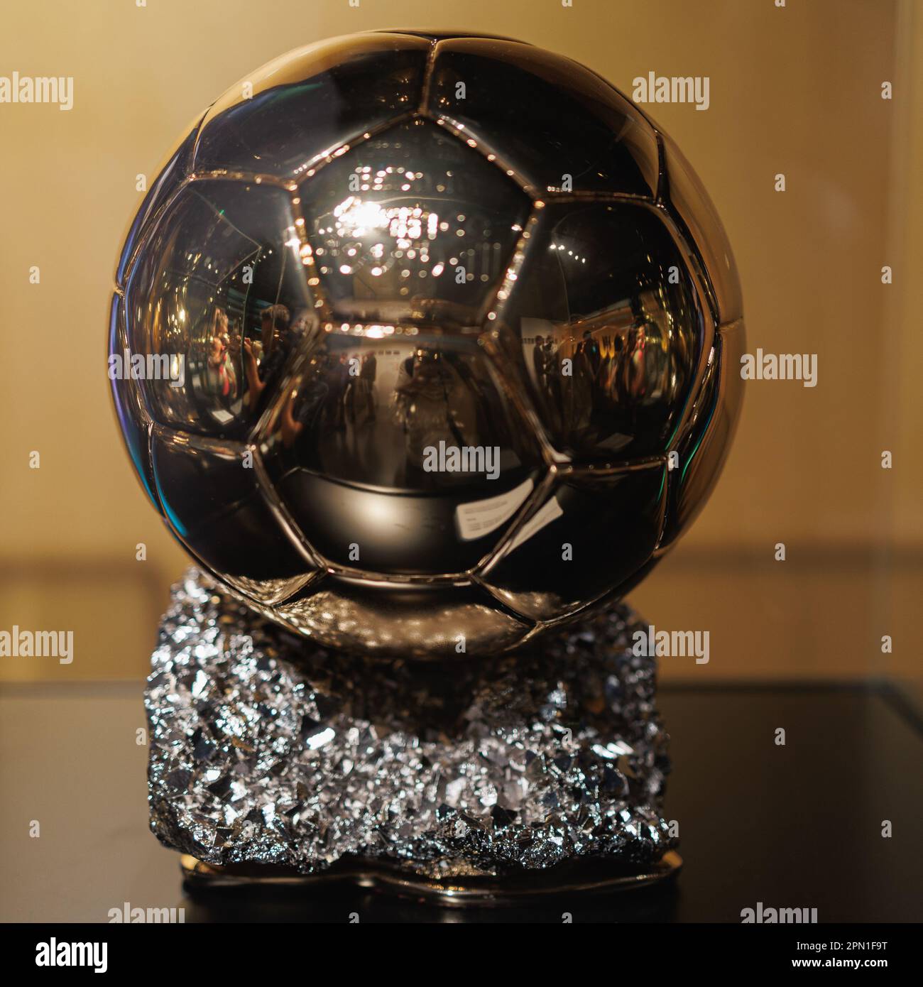 Cup Symbolizing Victory in a Competition - Messi Golden Ball Stock ...