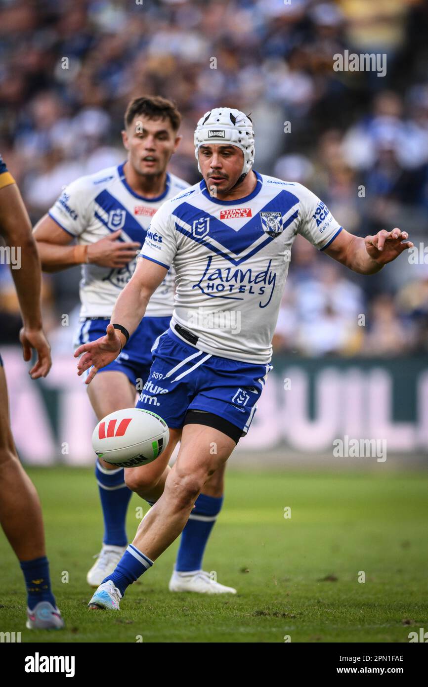 Reed Mahoney of the Bulldogs during the NRL Round 7 match between the ...