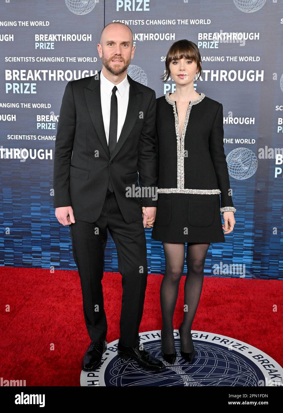 Charlie McDowell and Lily Collins arriving at the 9th Annual ...
