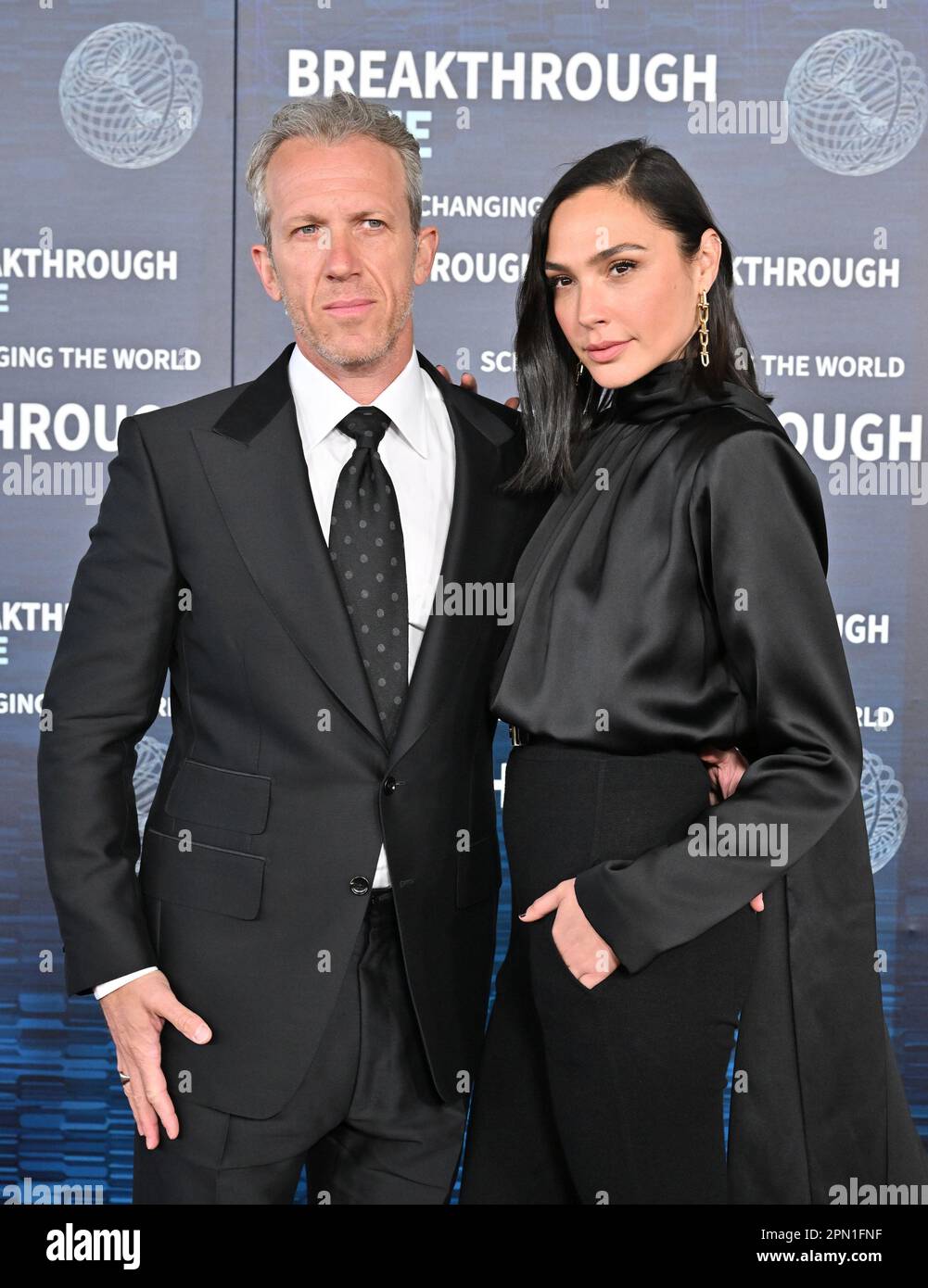 Gal Gadot and Yaron Versano arriving at the 9th Annual Breakthrough ...