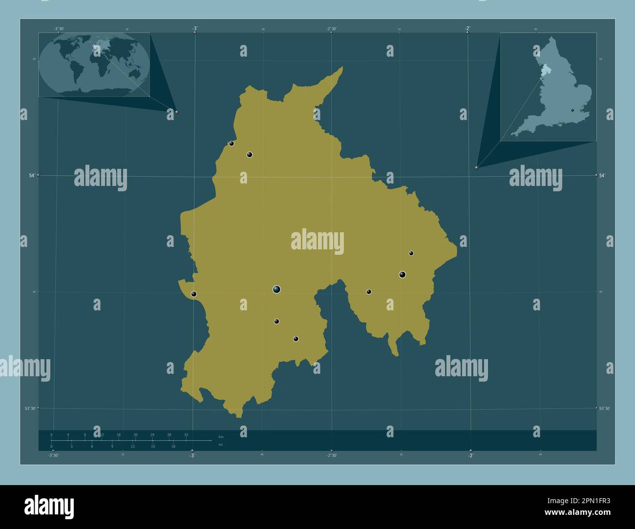Map of lytham st annes hi-res stock photography and images - Alamy