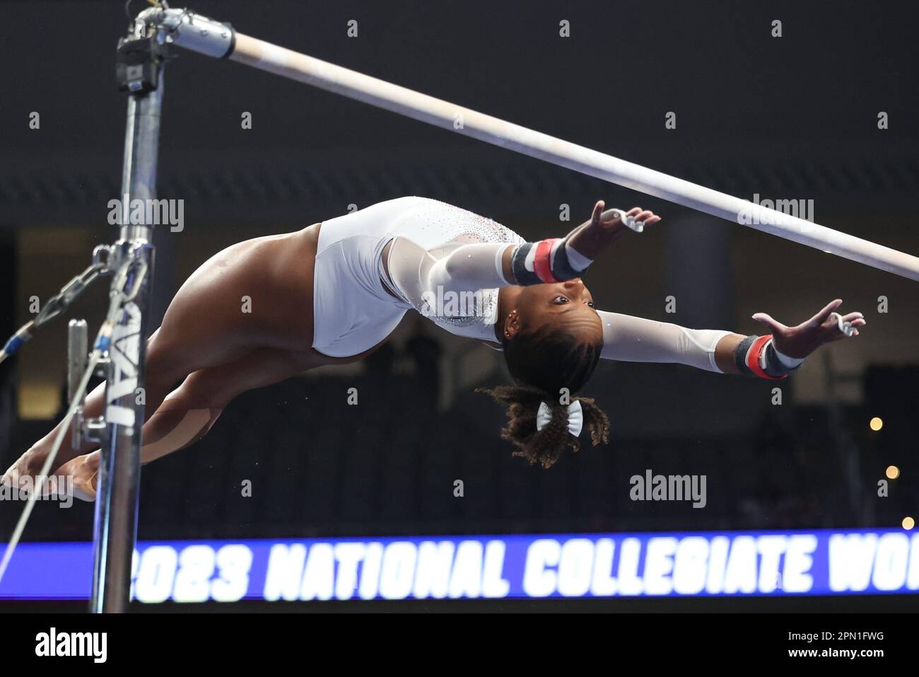 Fort Worth, Texas, USA. 15th Apr, 2023. Trinity Thomas competes her ...