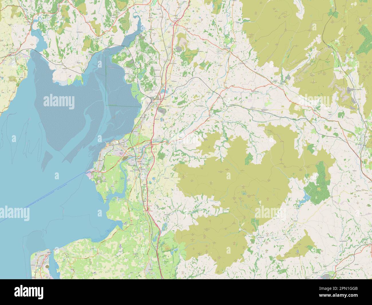 Galgate map hi-res stock photography and images - Alamy