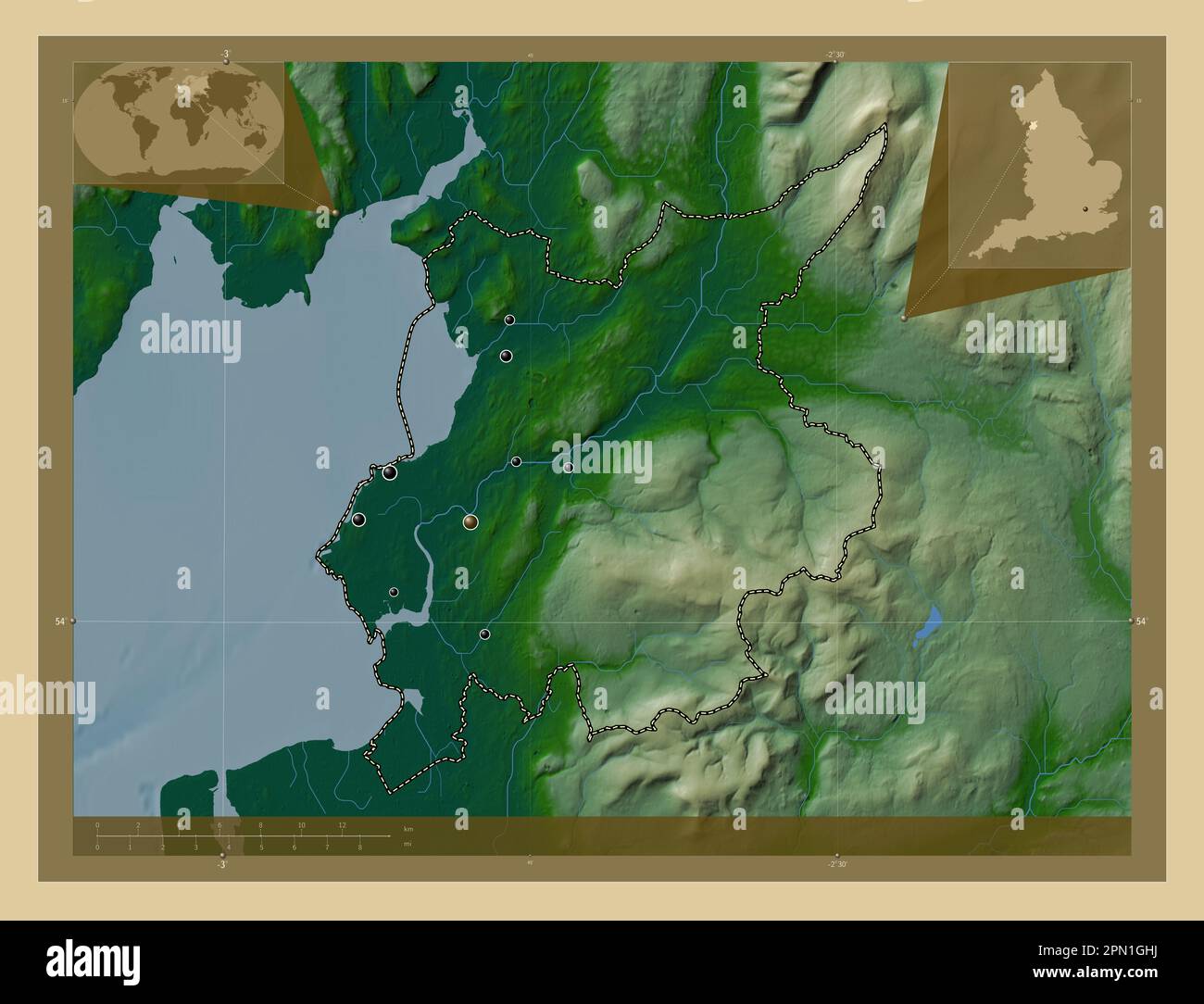 Galgate map hi-res stock photography and images - Alamy