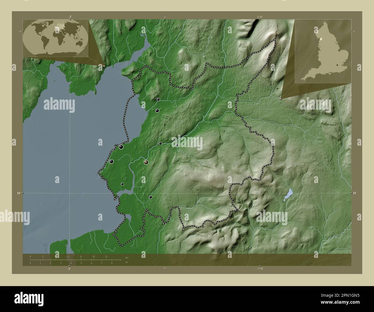 Galgate map hi-res stock photography and images - Alamy