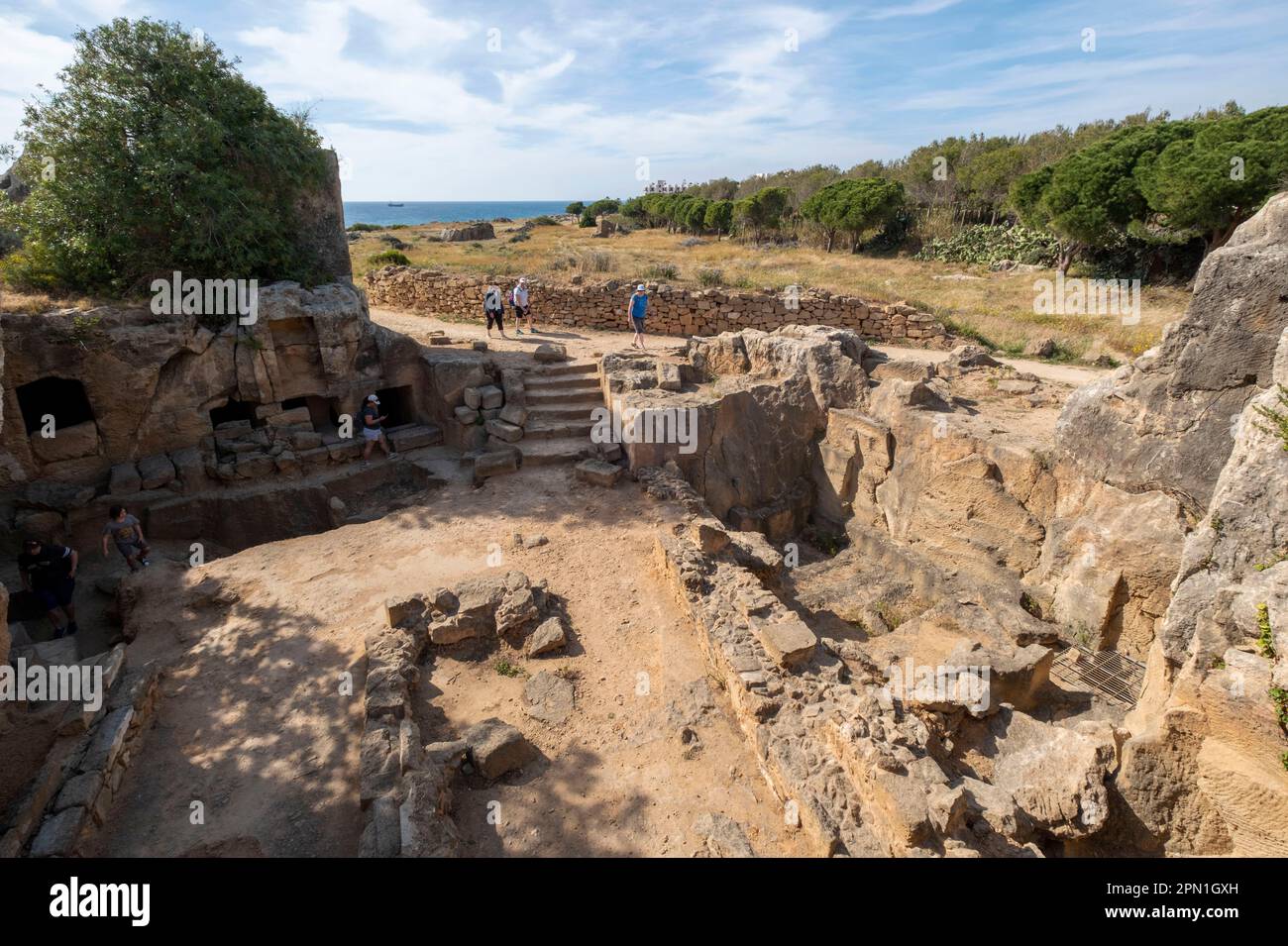 Tomb of the Kings archaeological site, Kato Paphos, Paphos, Cyprus ...