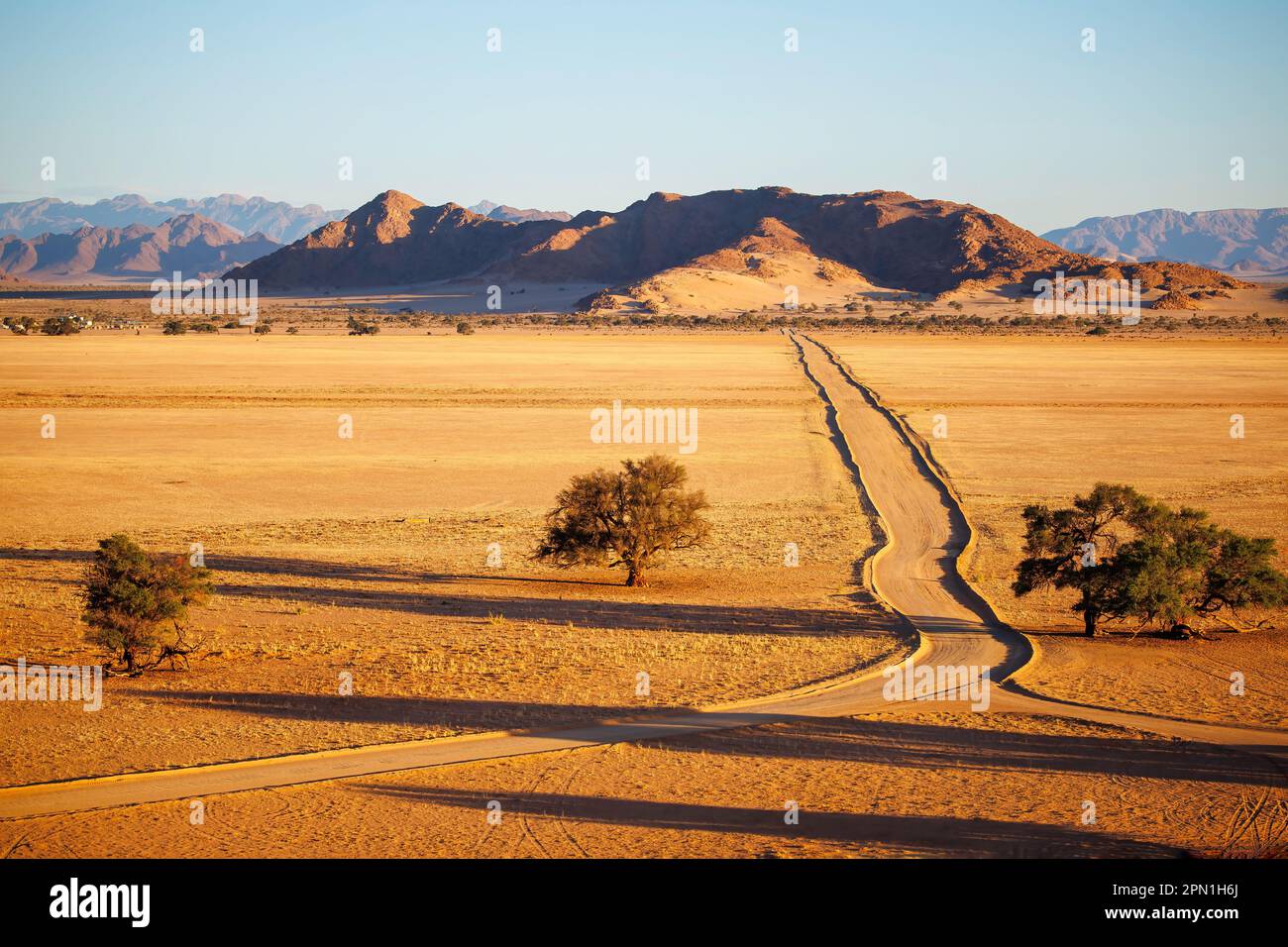 Endless space in Namibia - Landscape Stock Photo - Alamy
