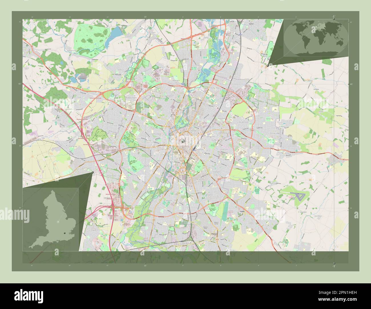 City of Leicester, unitary authority of England - Great Britain. Open ...