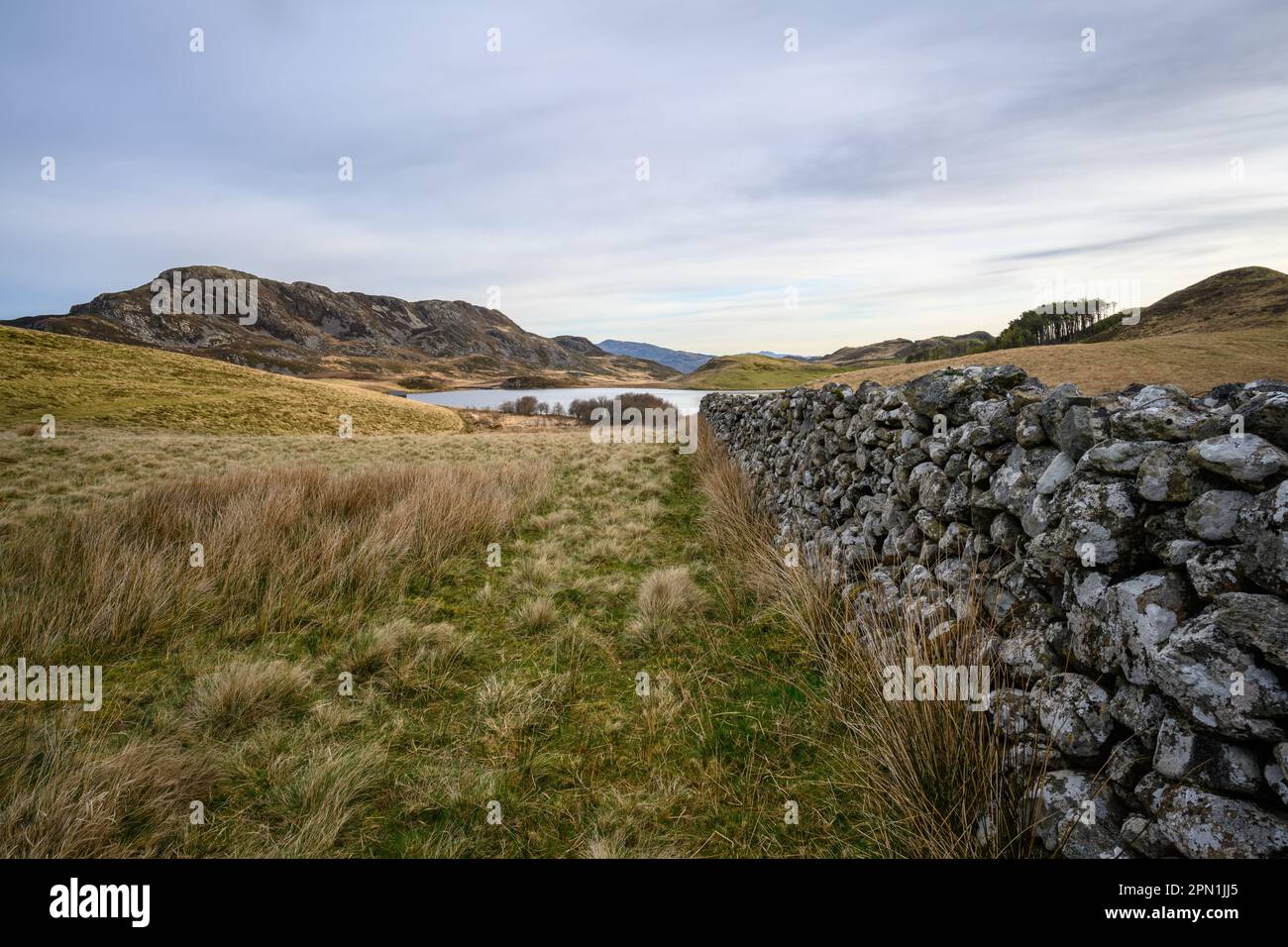 Scenic landscape view in Snowdonia National Park Stock Photo - Alamy