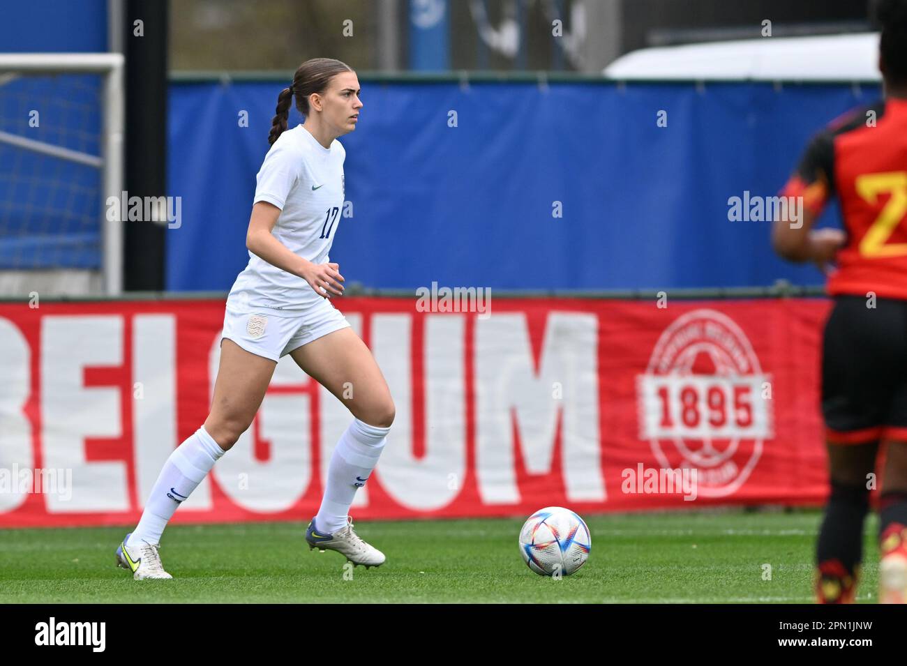 Georgia Eaton-Collins (17) of England pictured during a friendly women ...