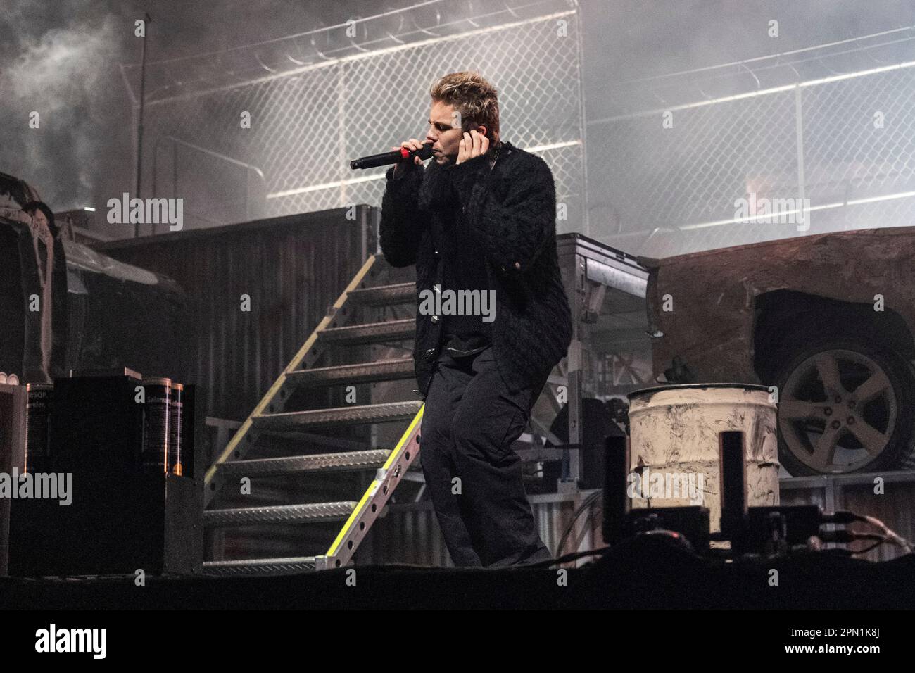 The Kid LAROI performs at the Coachella Music & Arts Festival at the ...