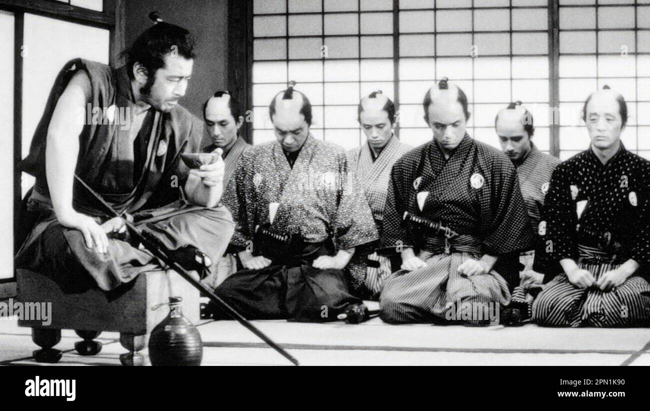TOSHIRO MIFUNE in SANJURO (1962) -Original title: TSUBAKI SANJURO ...