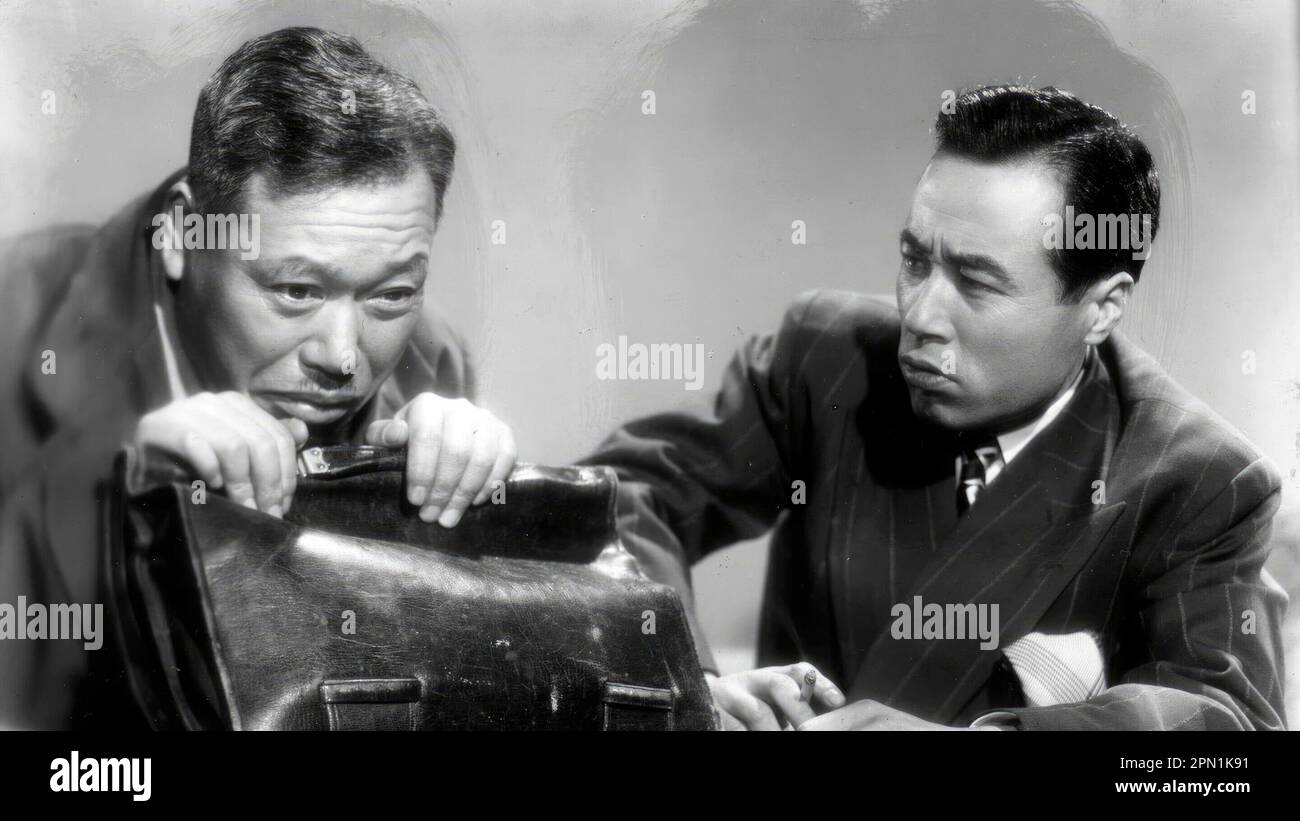 TAKASHI SHIMURA and SHIN'ICHI HIMORI in SCANDAL (1959) -Original title ...