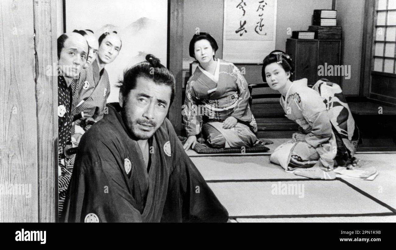 TOSHIRO MIFUNE in SANJURO (1962) -Original title: TSUBAKI SANJURO ...
