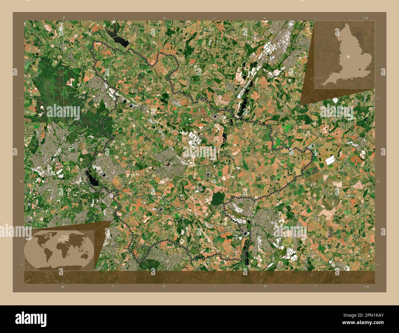 Lichfield outline map hi-res stock photography and images - Alamy